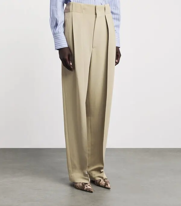 Victoria Beckham Pleated Tailored Trousers