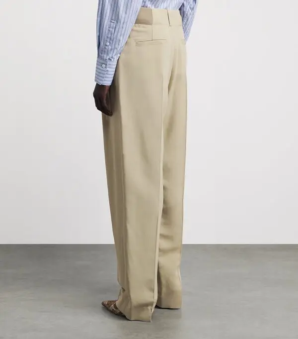 Victoria Beckham Pleated Tailored Trousers