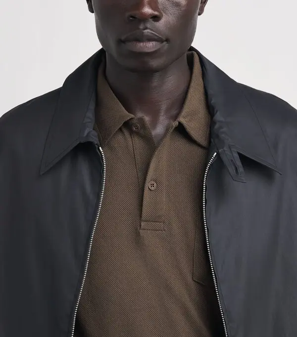 Sunspel Supima Cotton Riviera Polo Shirt - Brown