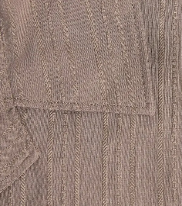 Sunspel Cotton Textured Stripe Shirt