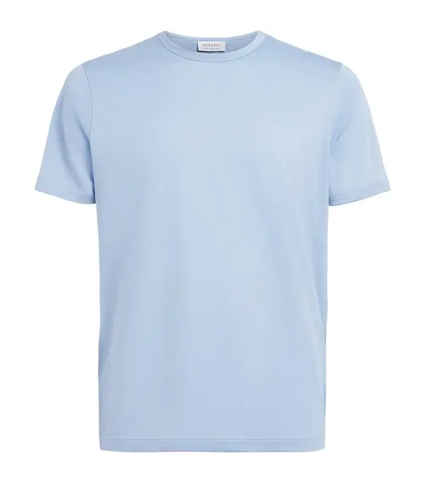 Sunspel Supima Cotton Classic T-shirt - Blue
