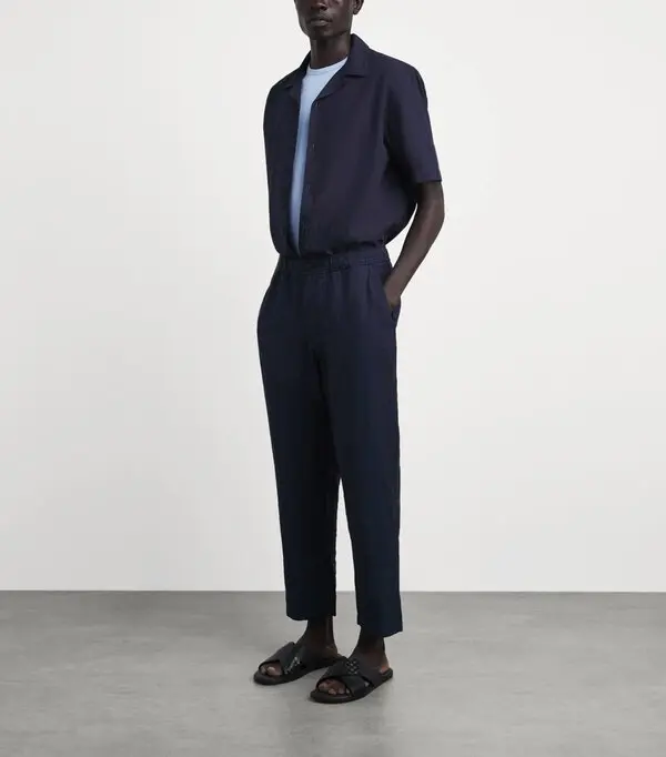 Sunspel Supima Cotton Classic T-shirt - Blue