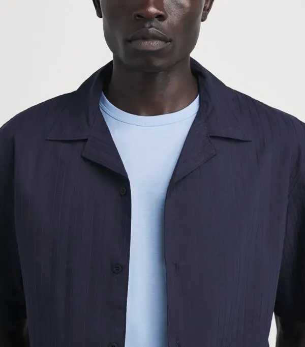 Sunspel Supima Cotton Classic T-shirt - Blue