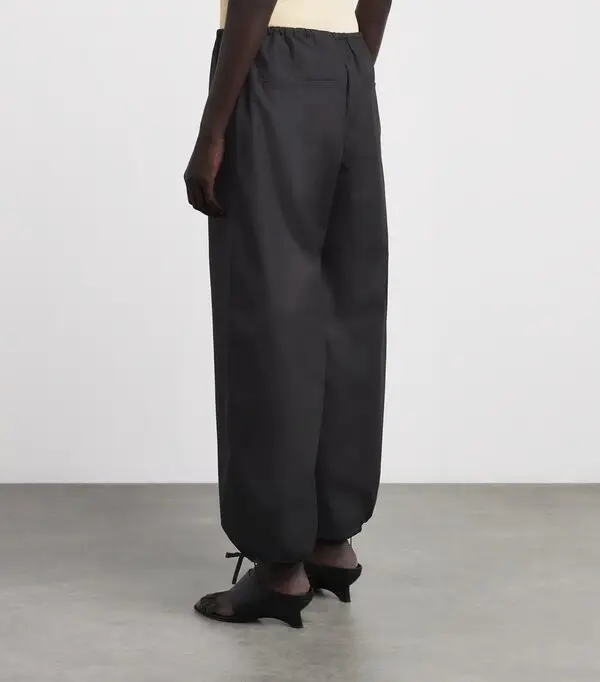 TOTEME Cotton Drawstring Trousers