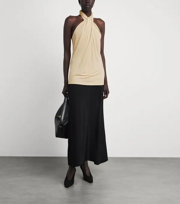 TOTEME Jersey Halterneck Top
