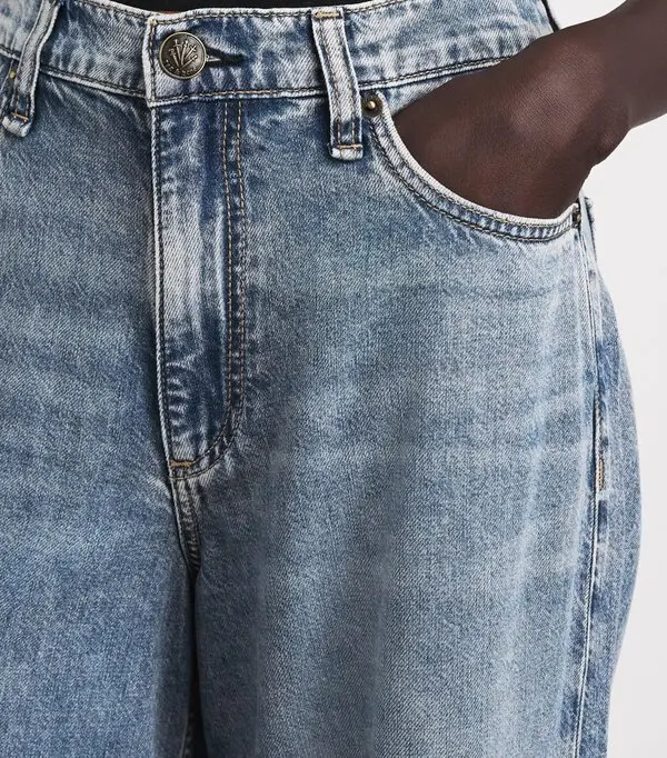 Rag & Bone Featherweight Sofie High-rise Wide-leg Jeans - Blue