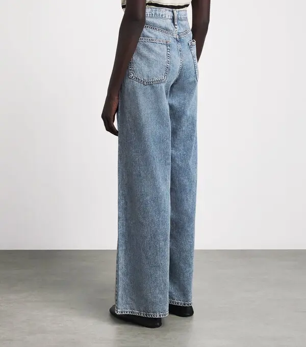 Rag & Bone Featherweight Sofie High-rise Wide-leg Jeans - Blue