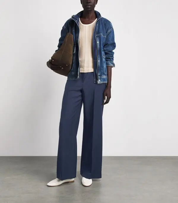 Max Mara Wool Wide-leg Trousers