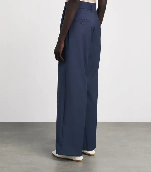 Max Mara Wool Wide-leg Trousers