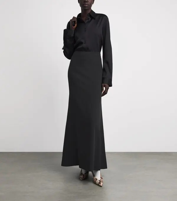 JIL SANDER Maxi Skirt With Back Split