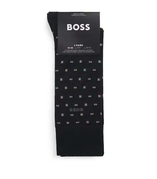 BOSS Logo Socks - Black