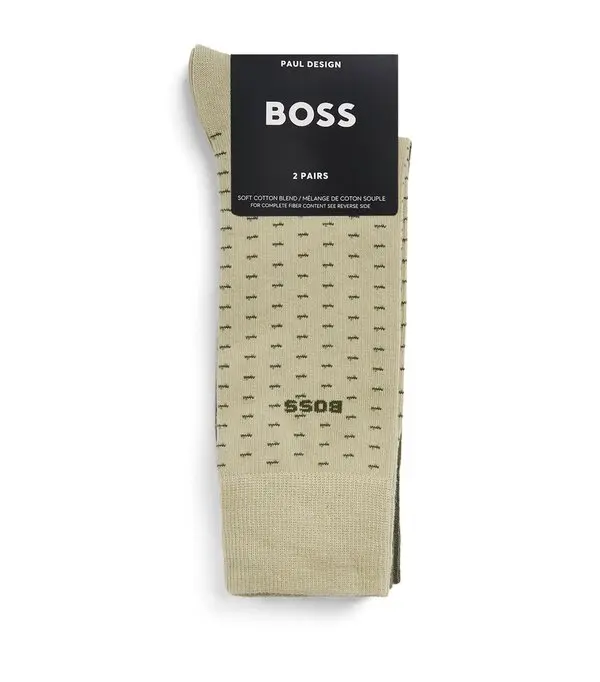 BOSS Logo Socks - Green