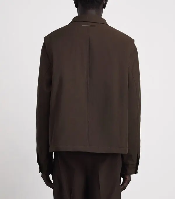 MAISON MARGIELA Virgin Wool-cotton Field Jacket