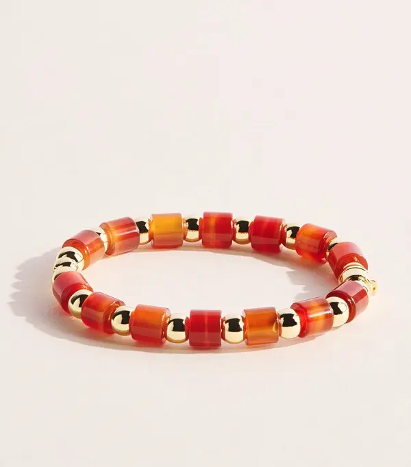 Eddie Borgo Gold-plated Carnelian Marcy Bracelet - Red