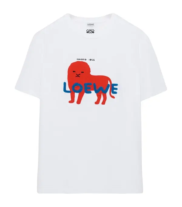 Loewe Logo Relaxed T-shirt - White