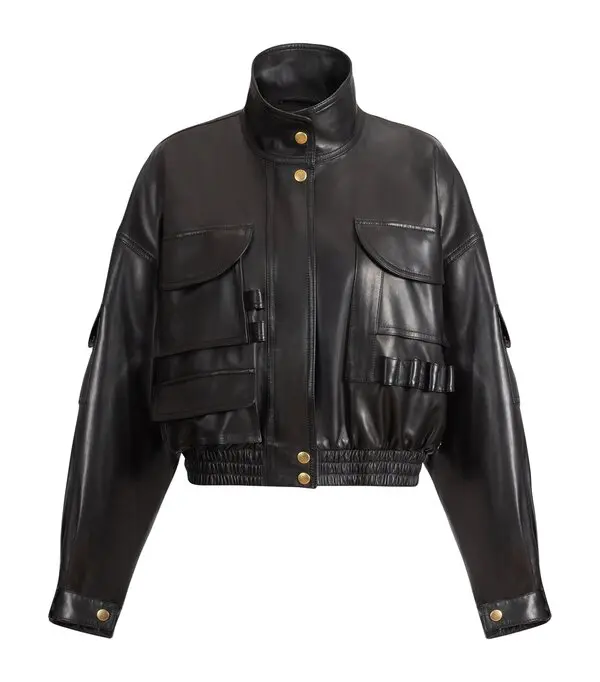 Balmain Lambskin Bomber Jacket
