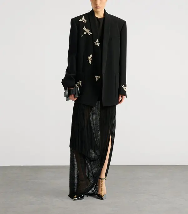 Balmain Embellished Insect Blazer
