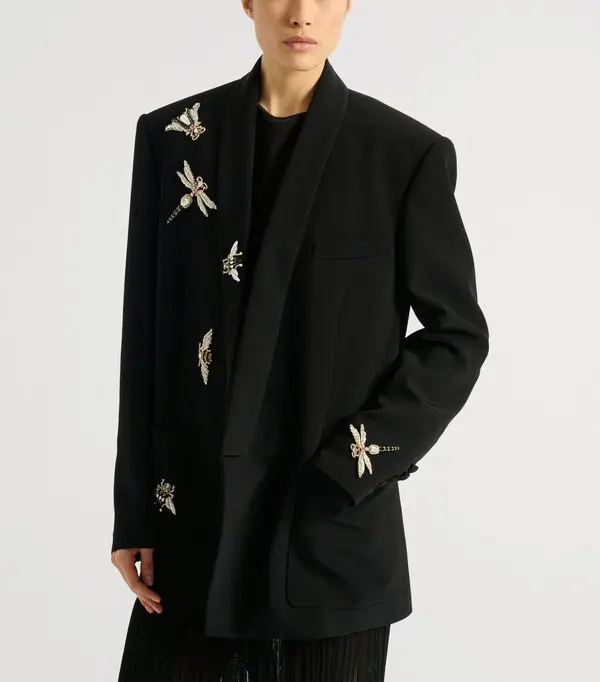 Balmain Embellished Insect Blazer