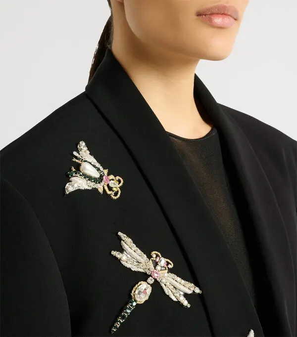 Balmain Embellished Insect Blazer
