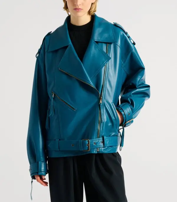 Balmain Lambskin Biker Jacket