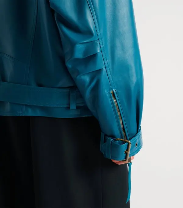 Balmain Lambskin Biker Jacket
