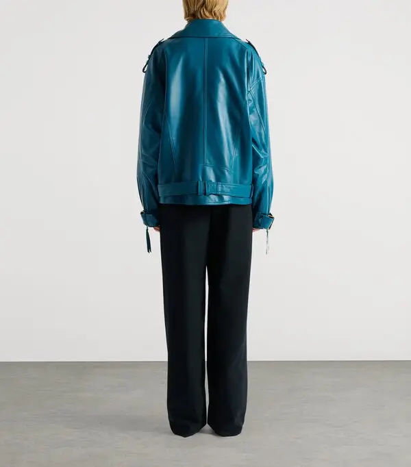 Balmain Lambskin Biker Jacket