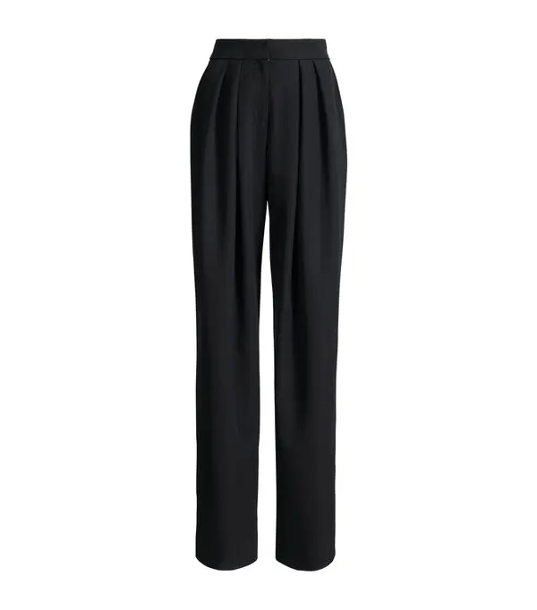 Balmain Virgin Wool Wide-leg Trousers