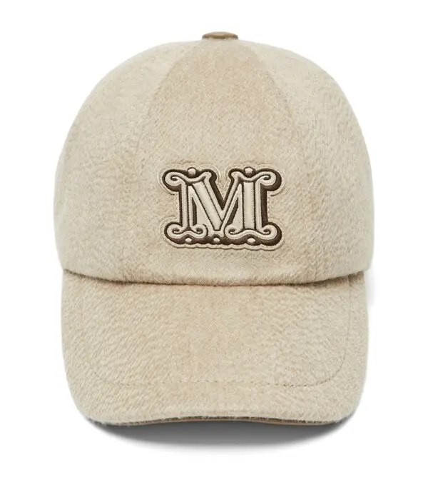 Max Mara Monogram Baseball Cap - Beige