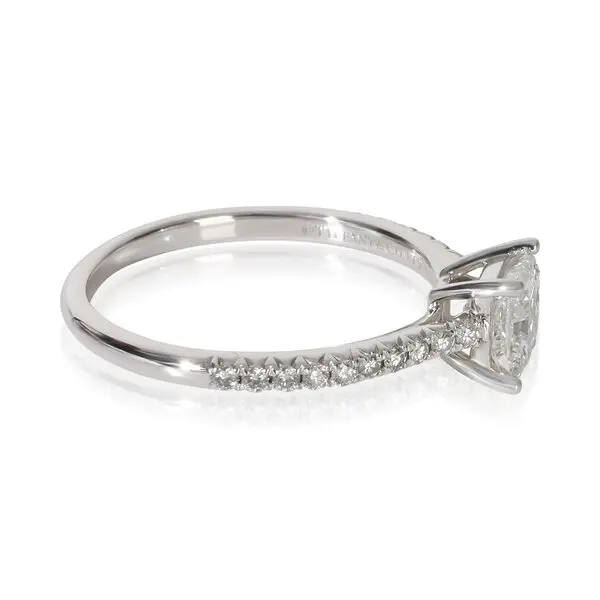 Tiffany & Co. 0.83 Carat Princess Diamond Novo Engagement Ring