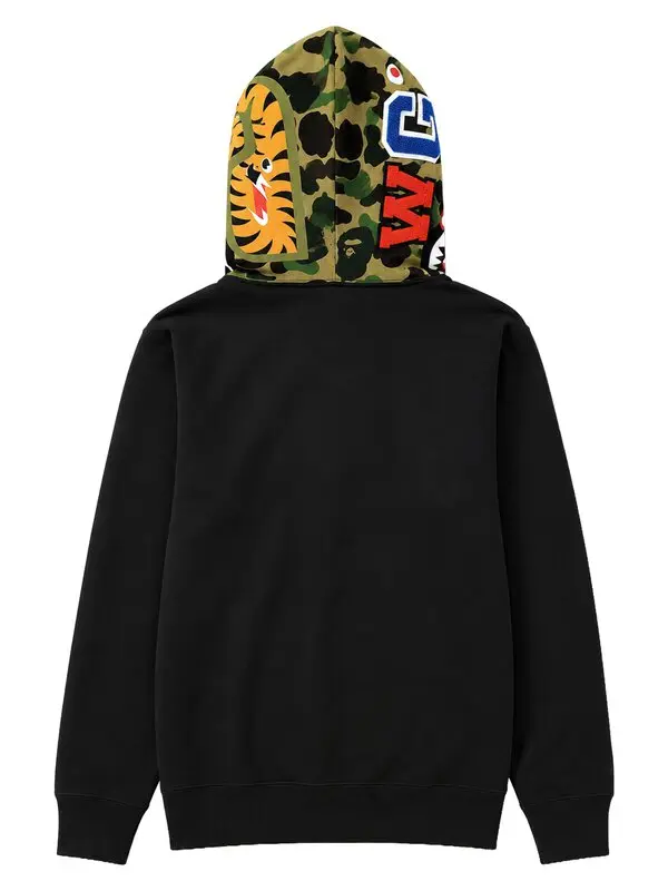A BATHING APE Felpa "shark" Con Cappuccio