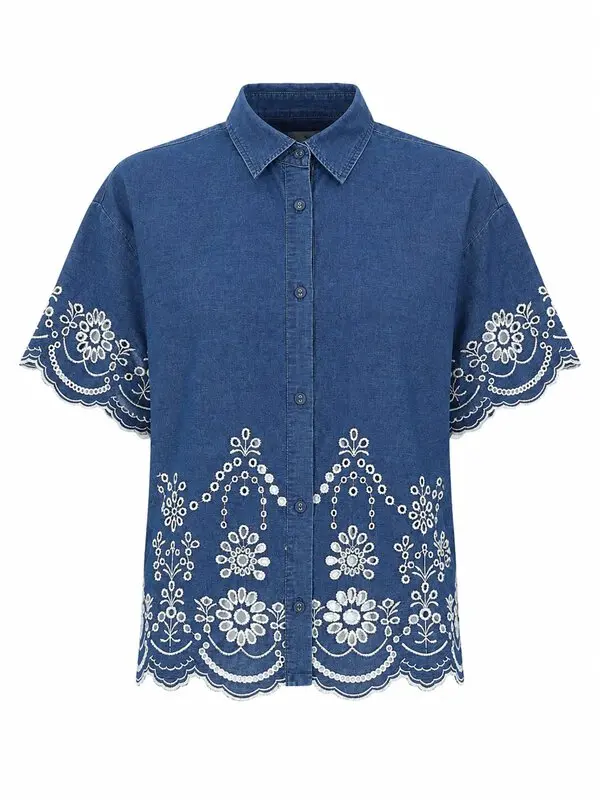 MC2 SAINT BARTH Camicia "clementine" In Chambray