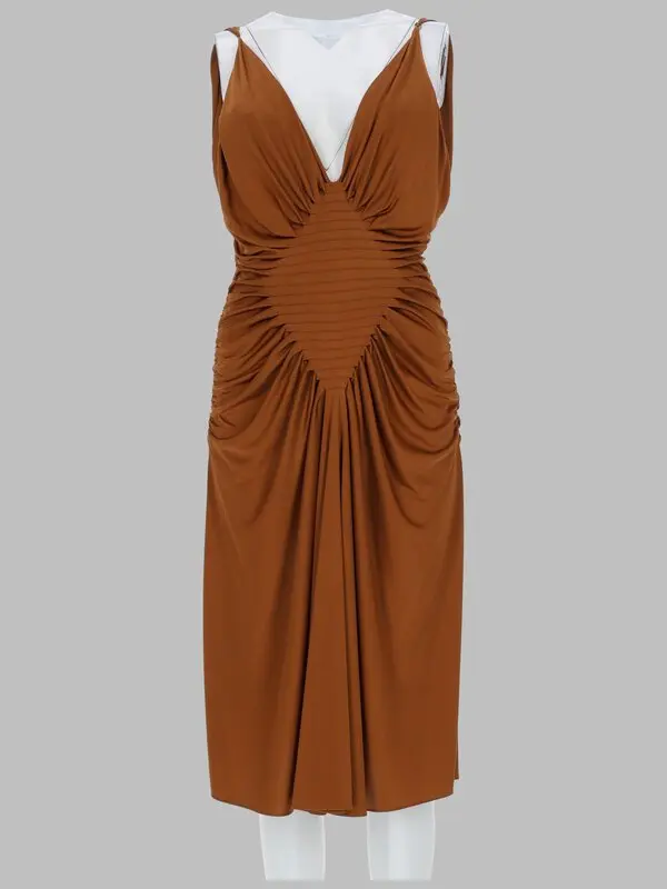 Versace Viscose Jersey Midi Dress