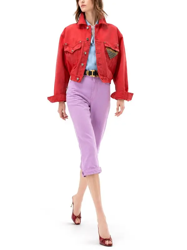 Versace Denim Blouson Jacket
