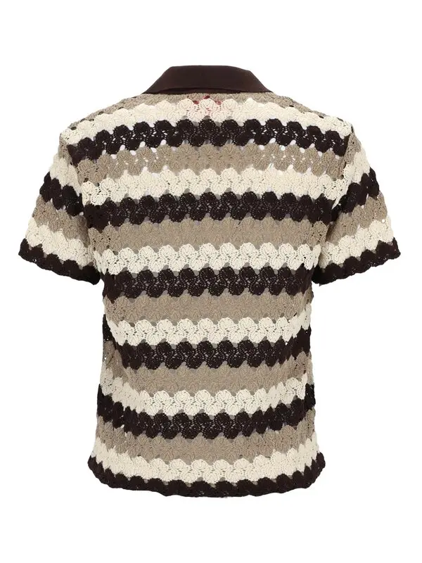 MC2 SAINT BARTH Polo In Cotone Crochet
