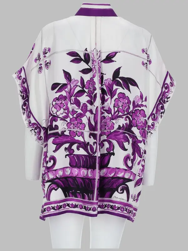 Dolce & Gabbana Majolica Print Twill Shirt