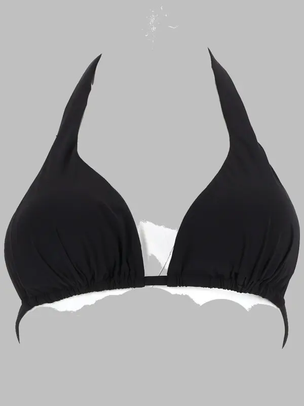 Dolce & Gabbana Padded Triangle Bikini Top - Black
