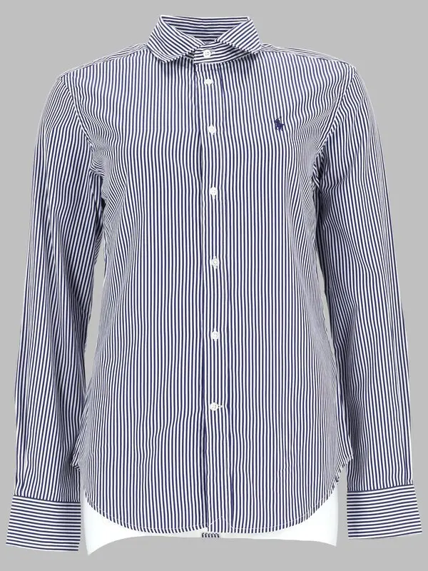 Polo Ralph Lauren Camicia A Righe Con Logo