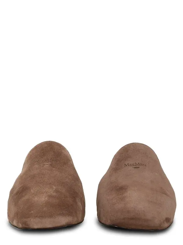 Max Mara Mule "tessile" In Crosta
