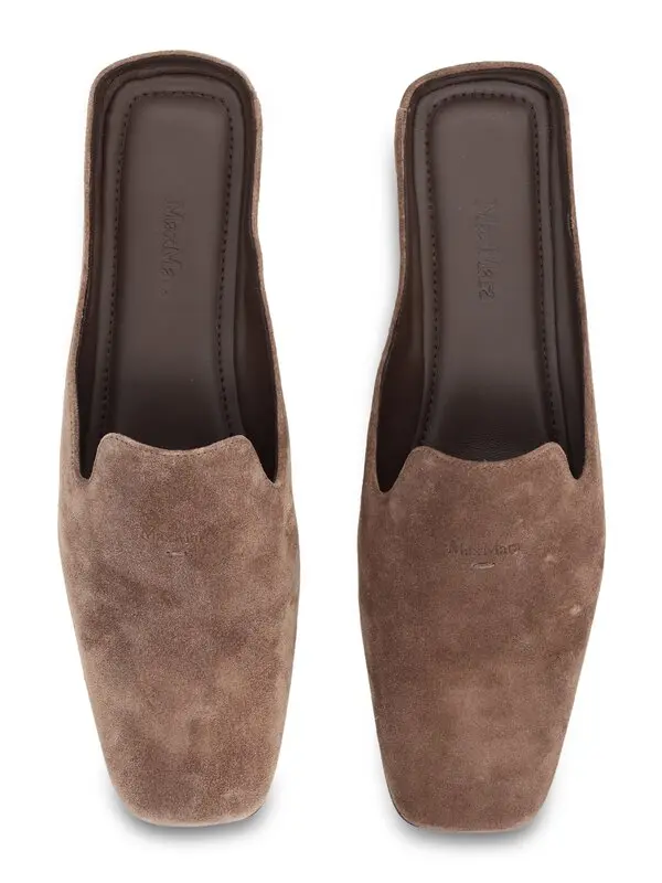 Max Mara Mule "tessile" In Crosta