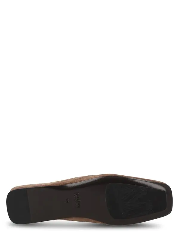 Max Mara Mule "tessile" In Crosta