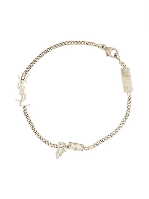 Saint Laurent Bracciale Con Charm "cassandre