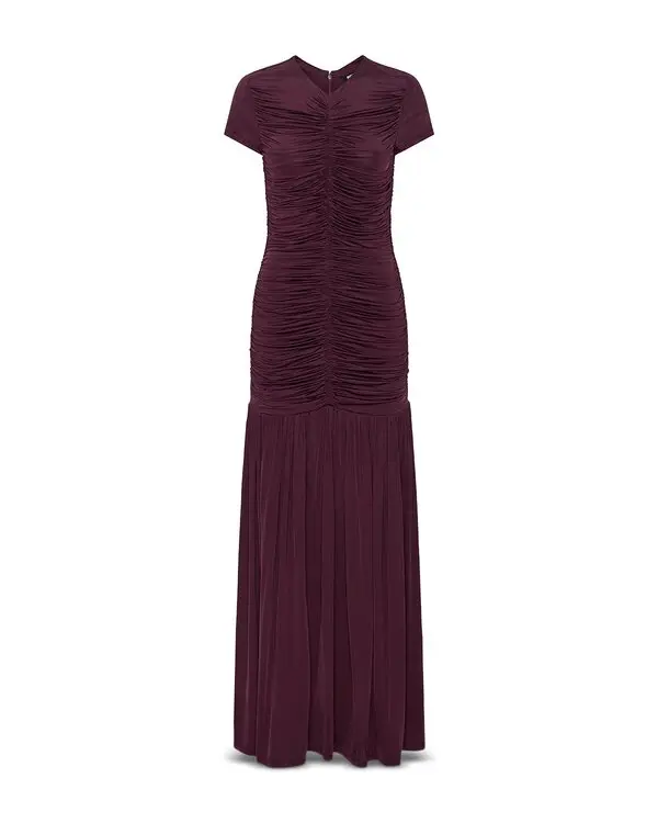 ROTATE BY BIRGER CHRISTENSEN Gathered Maxi Dress