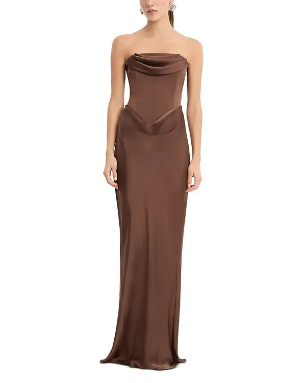 ROTATE BY BIRGER CHRISTENSEN Corsage Long Dress