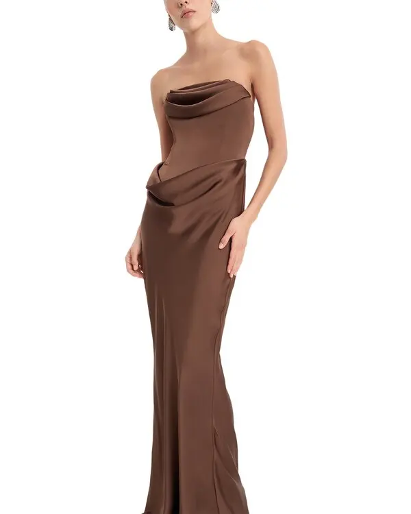 ROTATE BY BIRGER CHRISTENSEN Corsage Long Dress