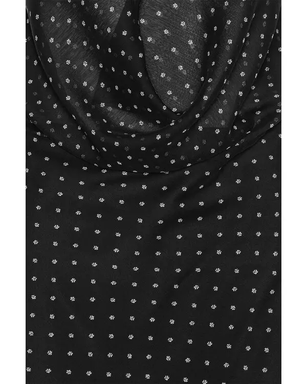 ROTATE BY BIRGER CHRISTENSEN Chiffon Halter Neck Dress