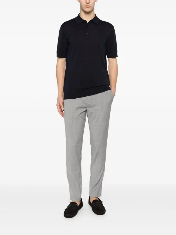 PAOLO PECORA Knitted Polo Shirt