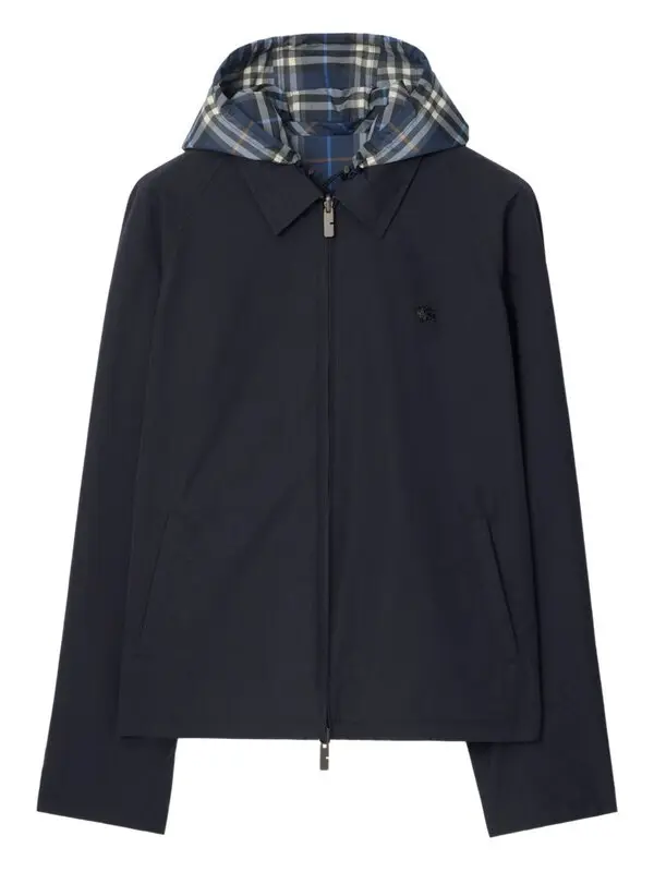 Burberry Reversible Check Jacket - Blue