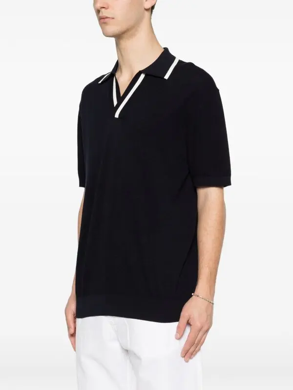 PAOLO PECORA V-neck Polo Shirt