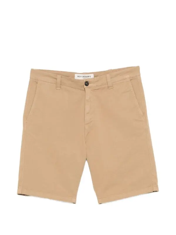 ROY ROGER'S College Bermuda Shorts - Beige
