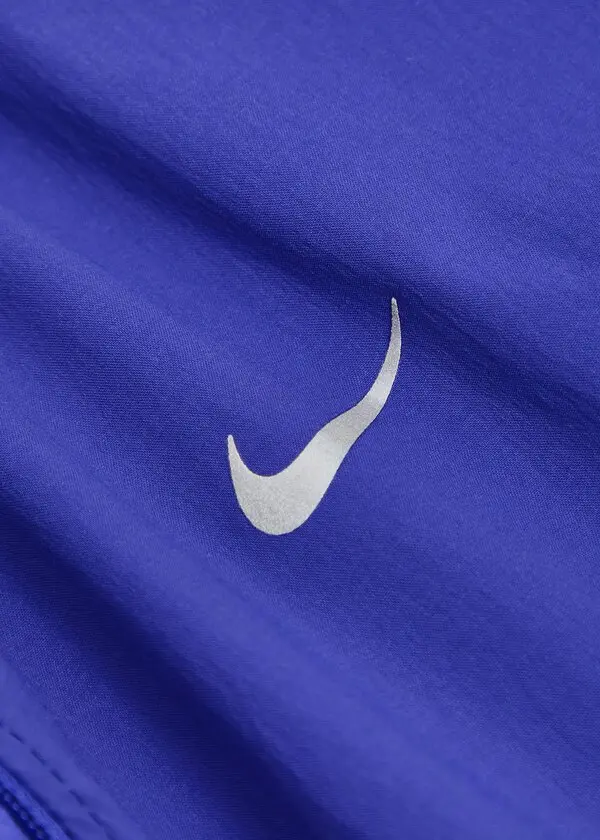 Nike Dri-fit Hooded Stretch-nylon Running Jacket